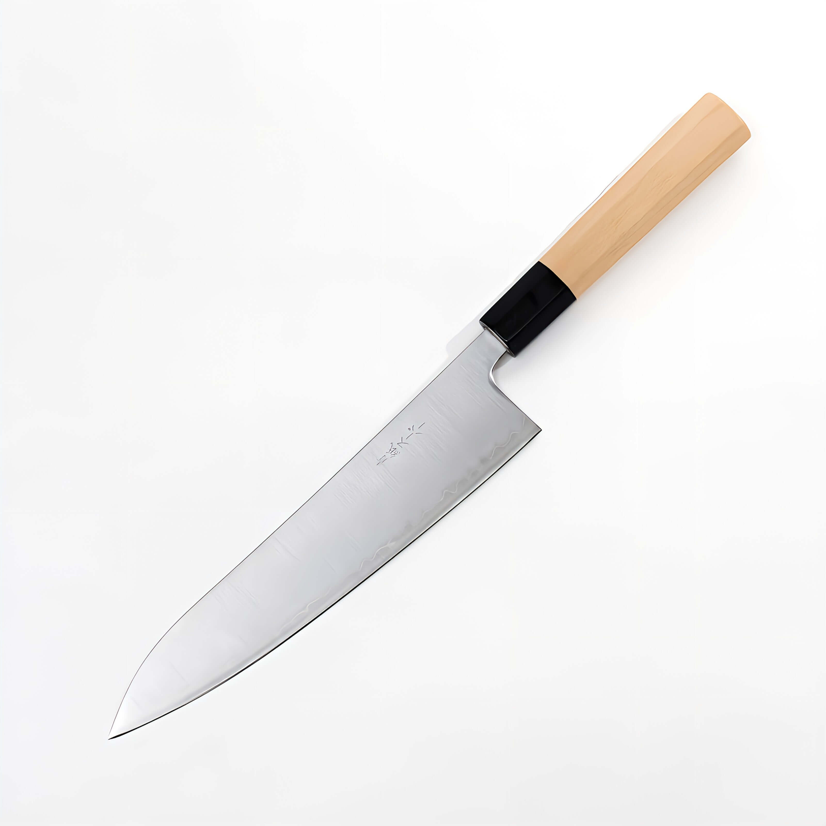 Japanese Chef 210mm Blue Paper Kitchen Knife From Sakai 堺